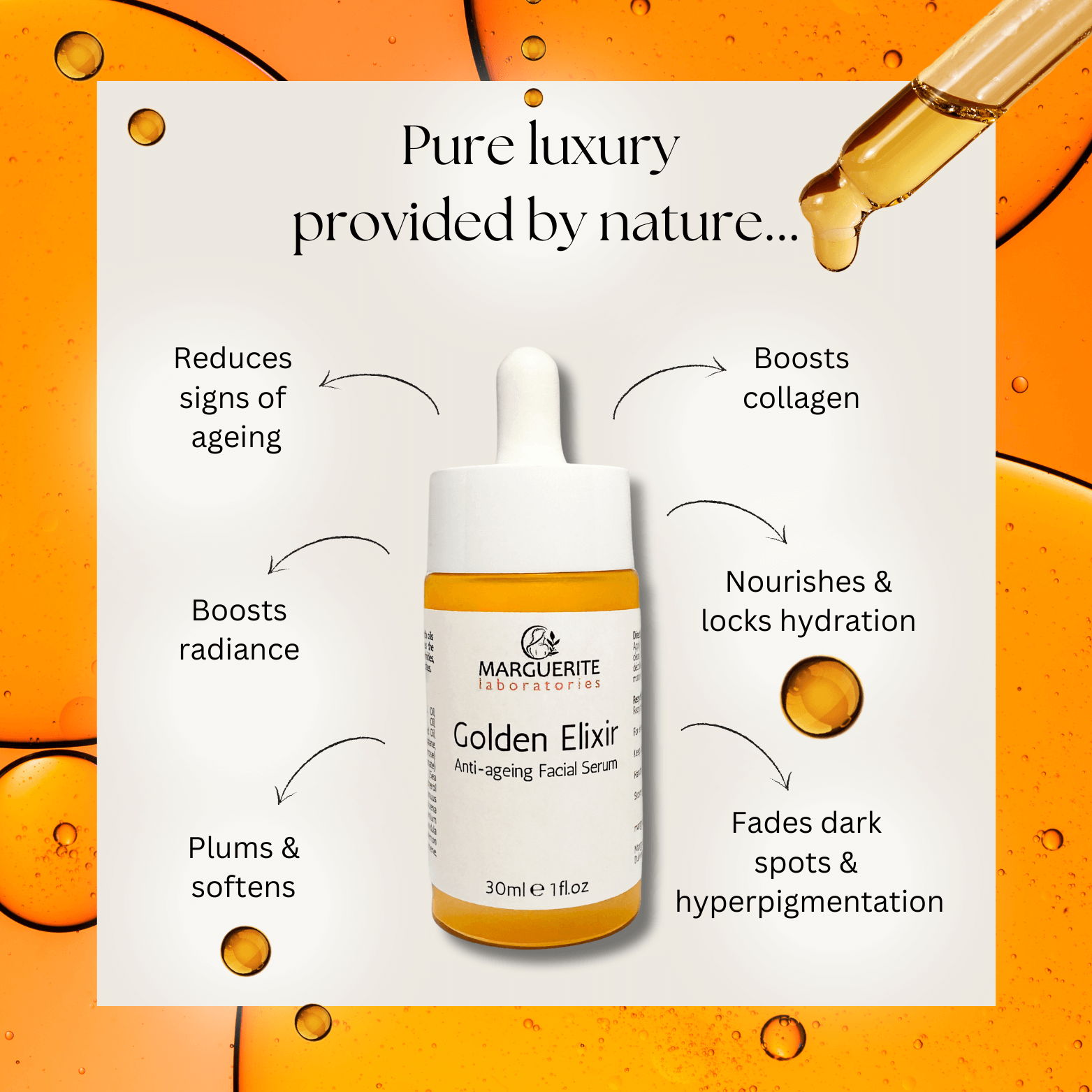 Golden Elixir Anti-aging Facial Serum – Marguerite Laboratories